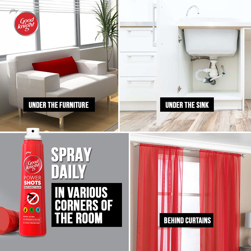 Goodknight Power Shots Multi Insect Spray | The Diva Shop Nigeria